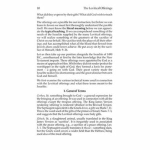 The Levitical Offerings - Precious Seed | A UK registered charity ...